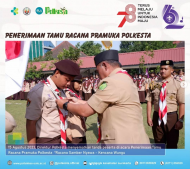 Penerimaan Tamu Racana Pramuka Samber Nyawa - Kencana Wungu Polkesta