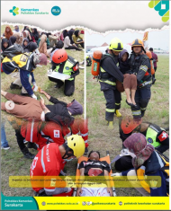 Latihan Penanggulangan Keadaan Darurat di Bandara Adi Soemarmo